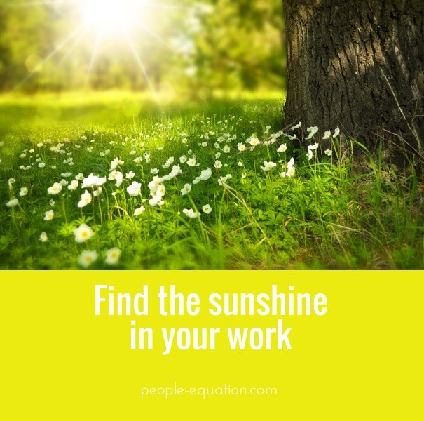 Finding Your Sunshine At Work